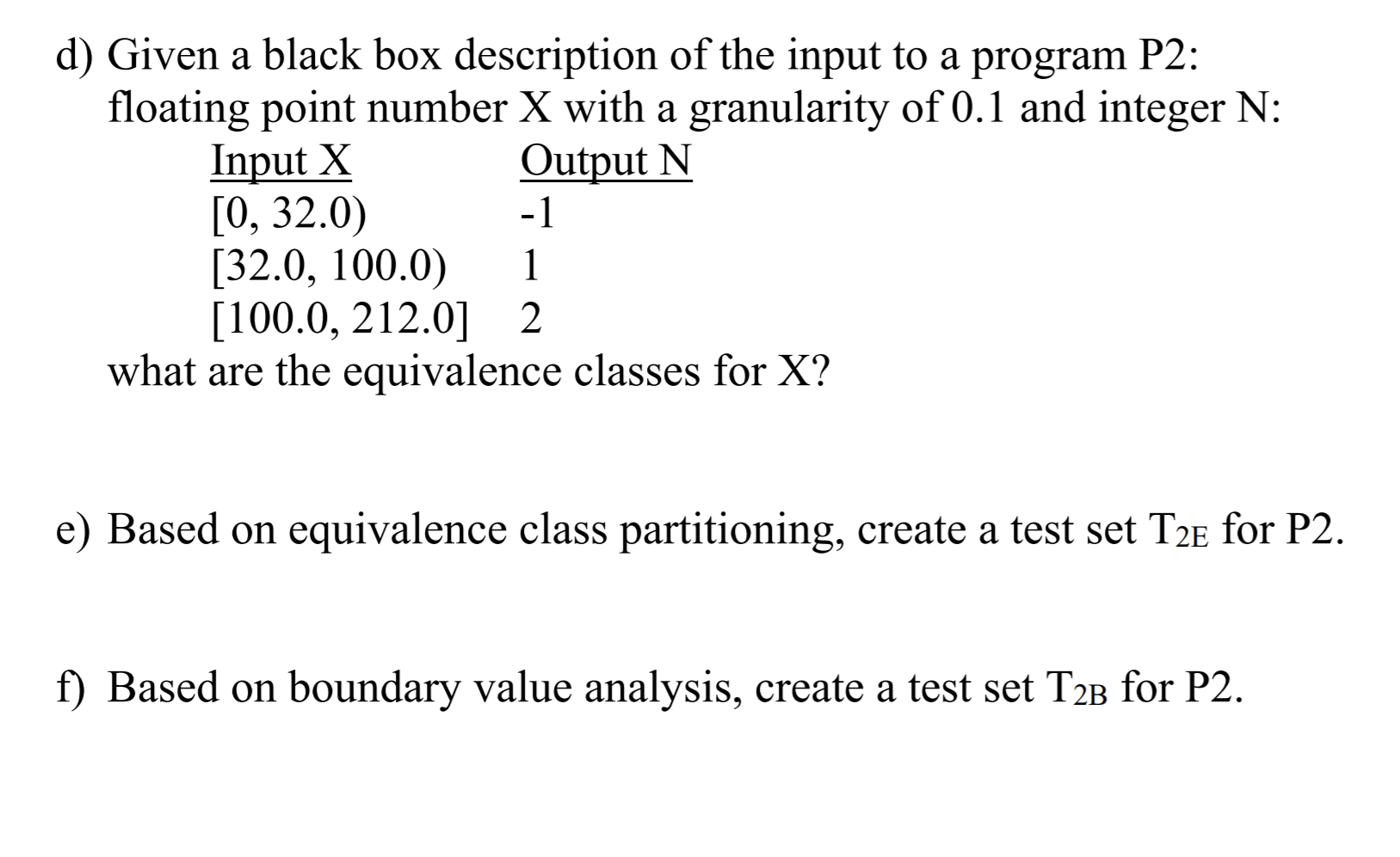 Solved 1) Given a black box description of the input to a | Chegg.com