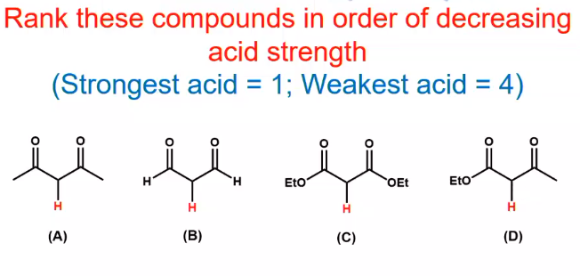 Solved Rank these compounds in order of decreasing acid | Chegg.com