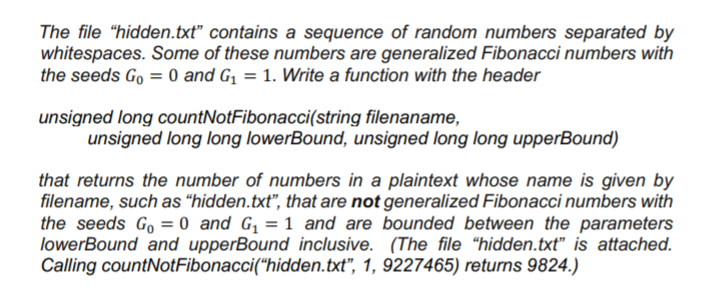 Solved A sequence of generalized Fibonacci numbers {Gn}nzo | Chegg.com
