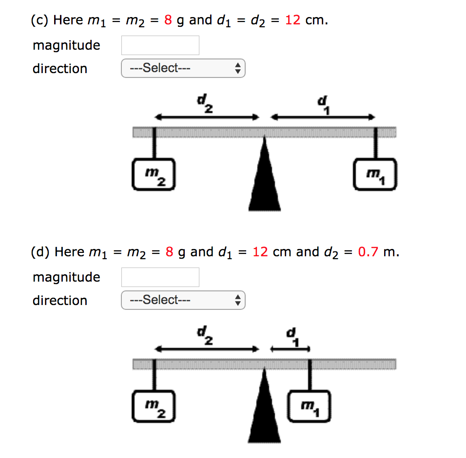 Solved Calculate the total torque (magnitude and direction) | Chegg.com