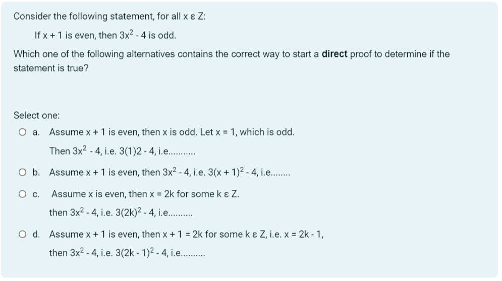 Solved Consider the two statements below: Statement 1: \\( | Chegg.com