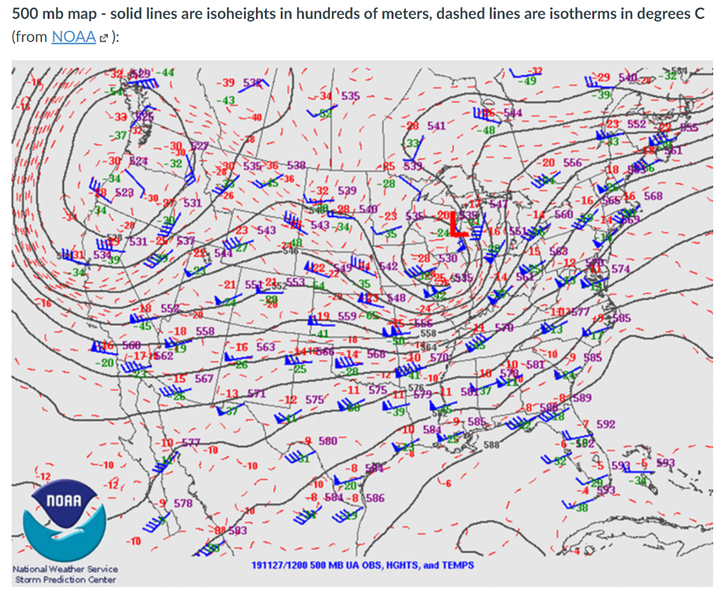 Instructions For the mid-latitude cyclone over the US | Chegg.com