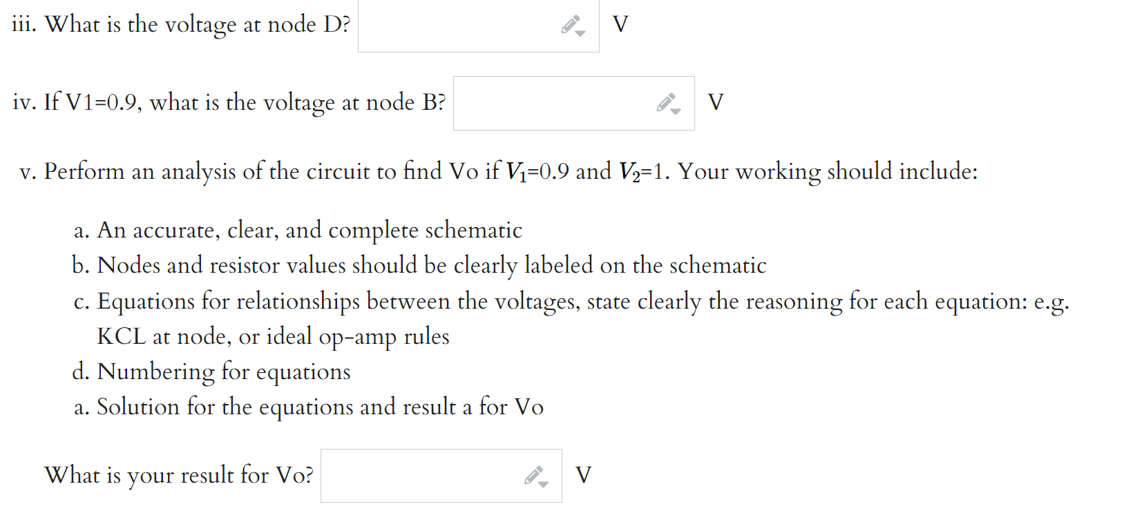 Solved For the schematic shown above, at which nodes can KCL | Chegg.com
