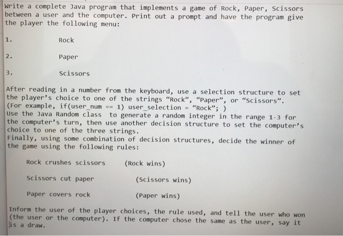 Solved //Using java language programming | Chegg.com