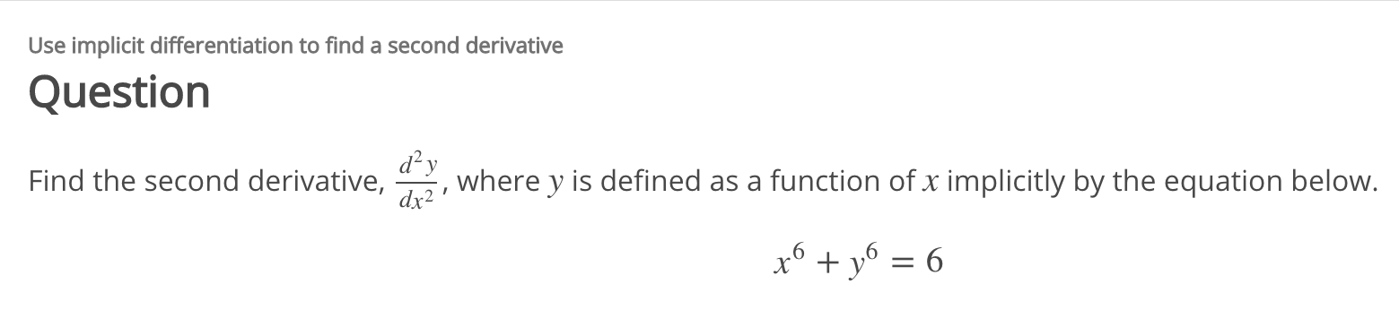 Solved Use Implicit Differentiation To Find A Second 0941