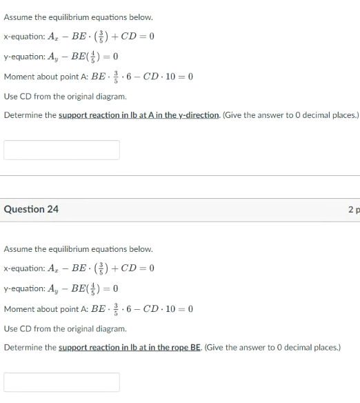 Solved 2D Particle Equilibrium You will be determining the | Chegg.com