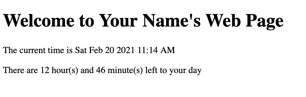 Solved Your assignment is to create a Web page that welcomes | Chegg.com