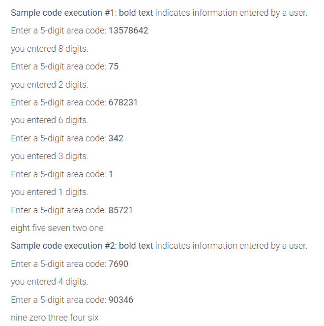 Solved 14.9 Homework 3 P3: 5-Digit number to text Write | Chegg.com