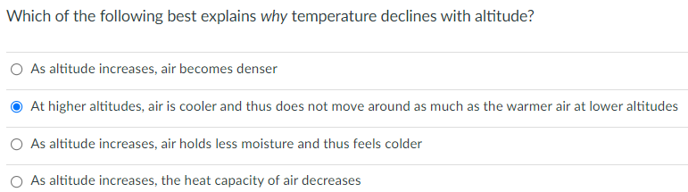 Solved Which of the following best explains why temperature | Chegg.com