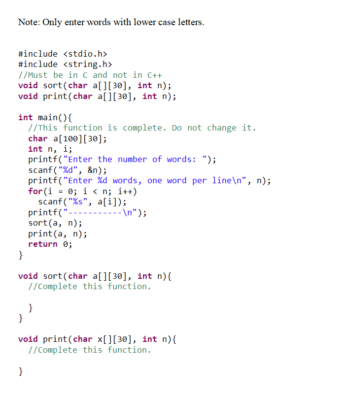 Solved Question 1 Lecture 1 30points Complete The 