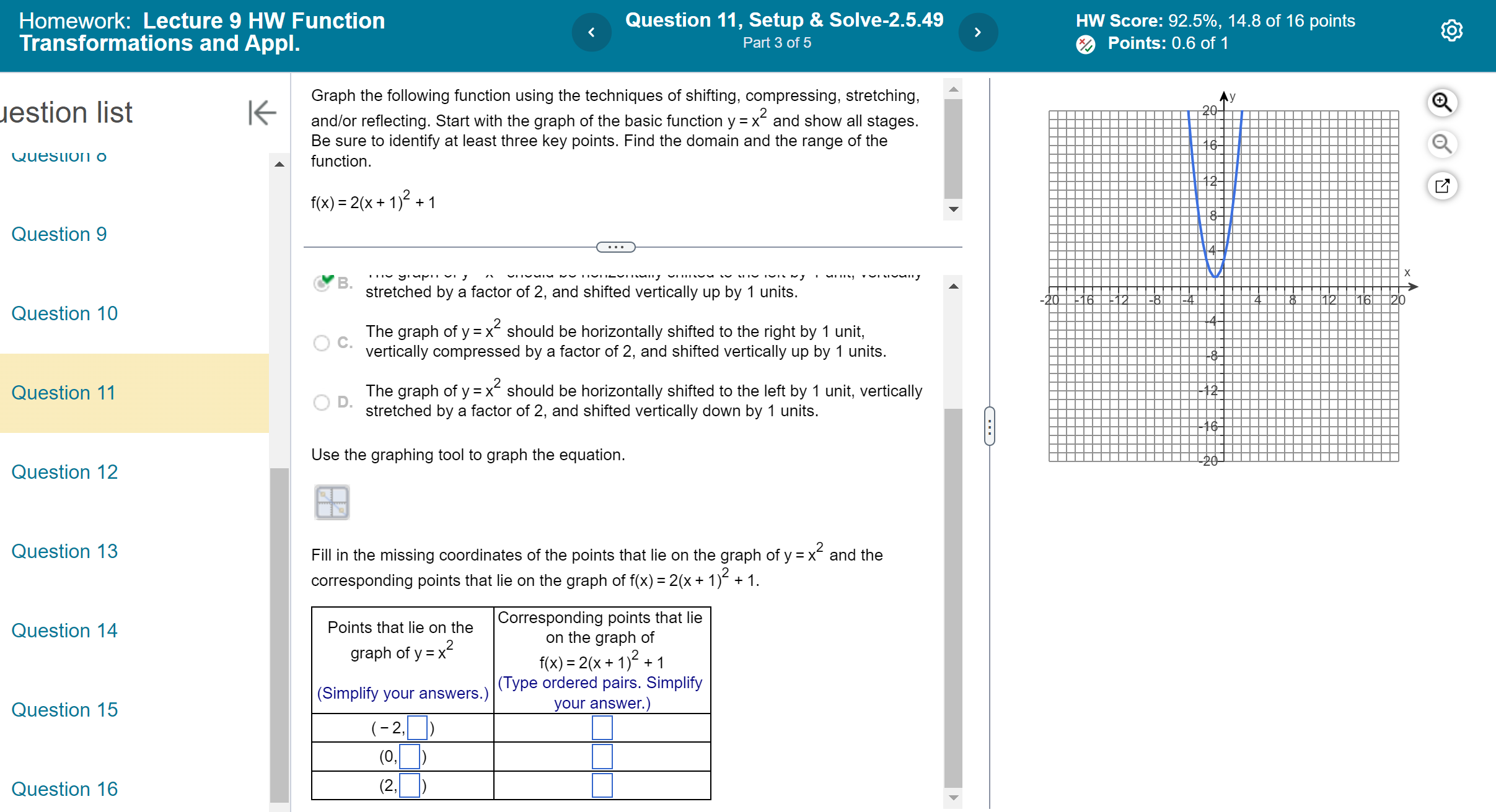 Solved lestion list Questivilo Question 9 Question 10 | Chegg.com