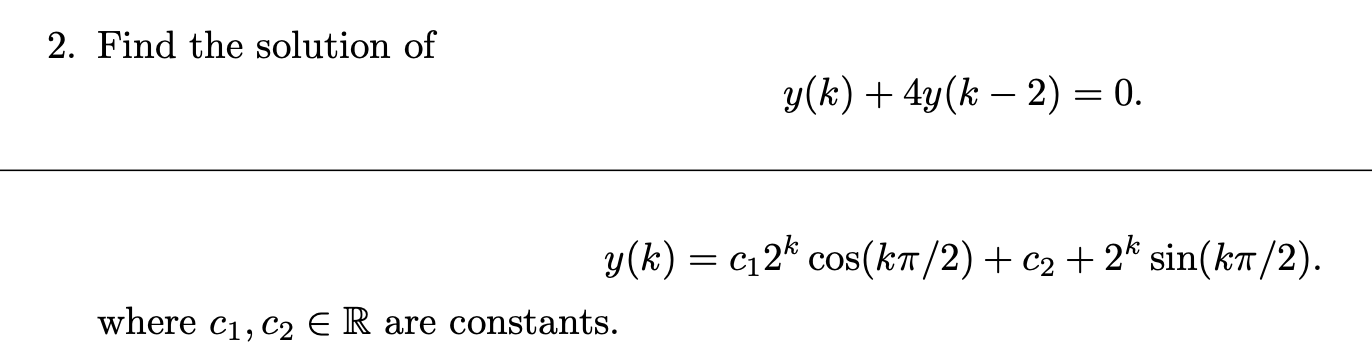 Solved Find the solution | Chegg.com