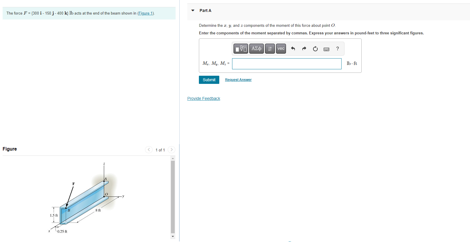 [Solved]: The force ( F= {300 mathbf{i}-150 mathbf{j}-4