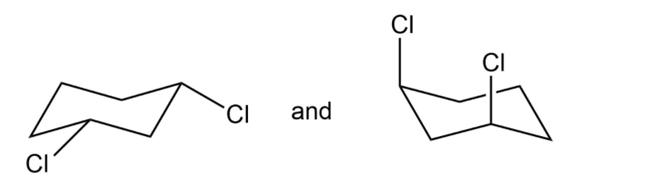 Solved Part A) Two disubstituted cyclohexane molecules are | Chegg.com
