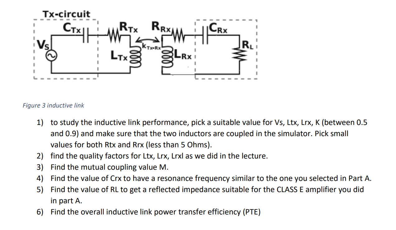 vs peak =65 Freq=2MHZ ctx=299PF Ltx==23.8uH Rtx=Rrx=1 | Chegg.com