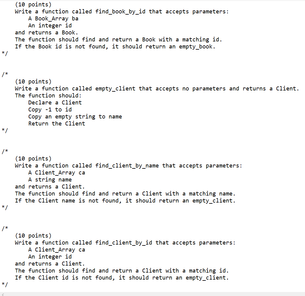 Solved /* C LANGUAGE PLEASE This project requires you to | Chegg.com