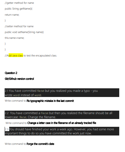 Solved In the following in class B extends A add missing | Chegg.com