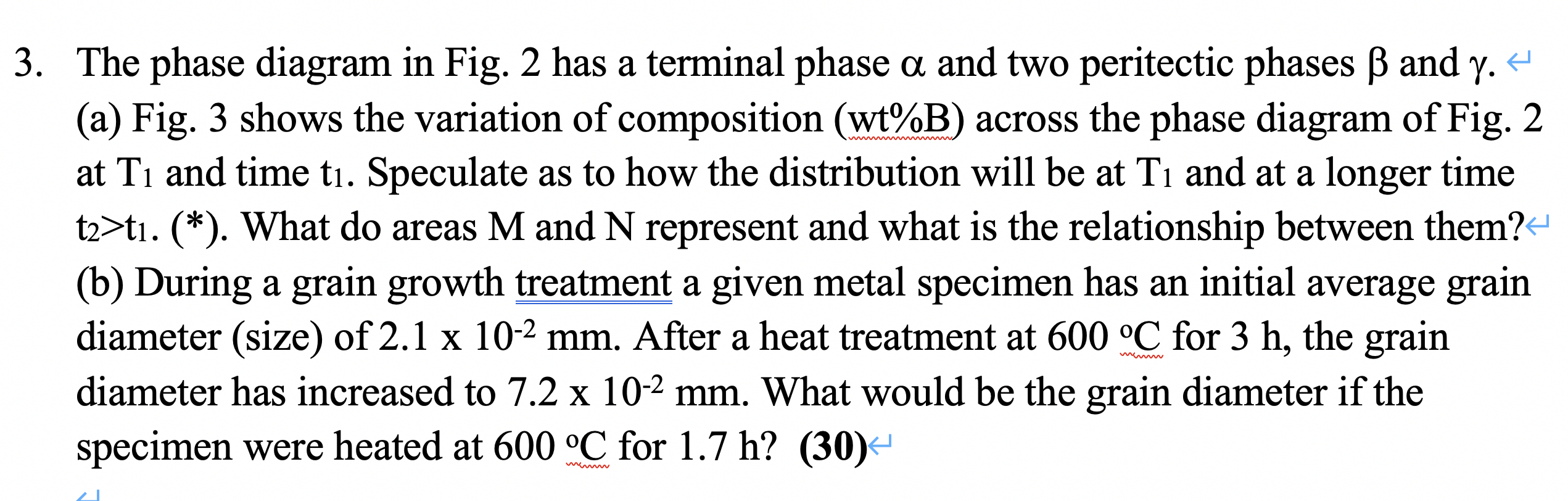 Solved 시 3. The phase diagram in Fig. 2 has a terminal phase | Chegg.com
