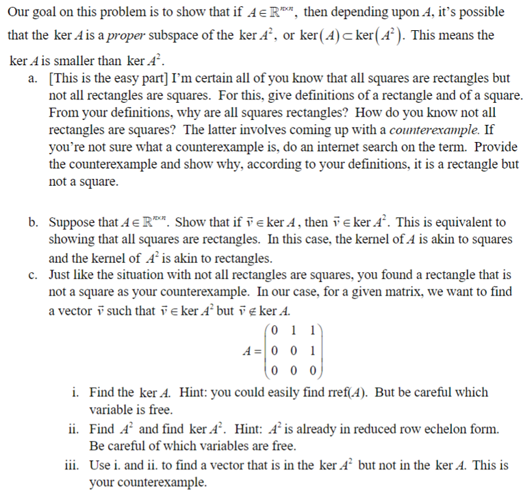 Solved a. [This is the easy part] I'm certain all of you | Chegg.com