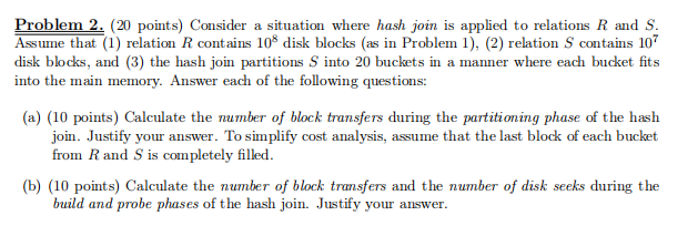 Solved Problem 2. (20 points) Consider a situation where | Chegg.com
