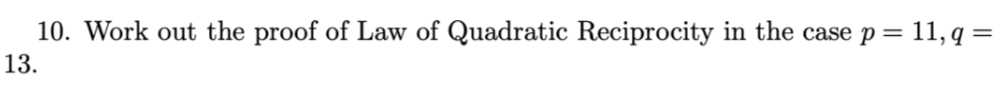 Solved 10. Work out the proof of Law of Quadratic | Chegg.com