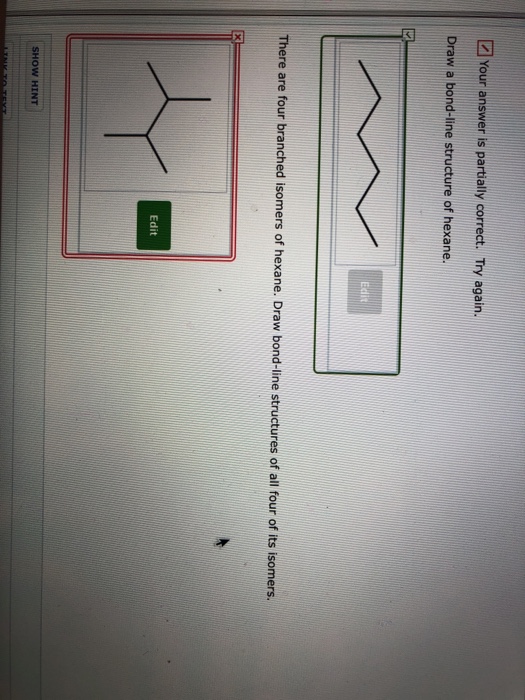 Solved Your answer is partially correct. Try again Draw a | Chegg.com