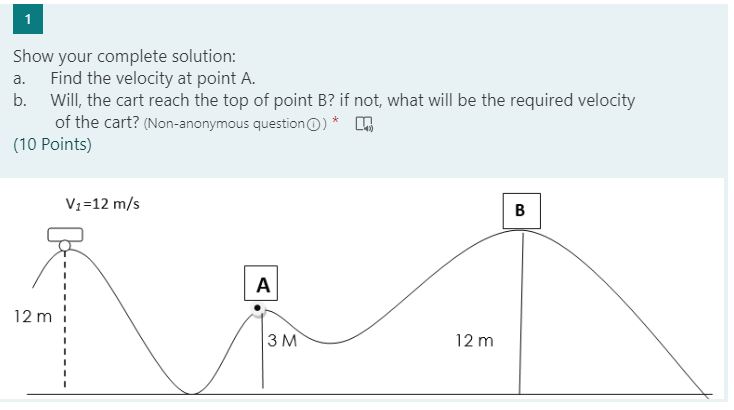 Solved Show your complete solution: a. Find the velocity at | Chegg.com