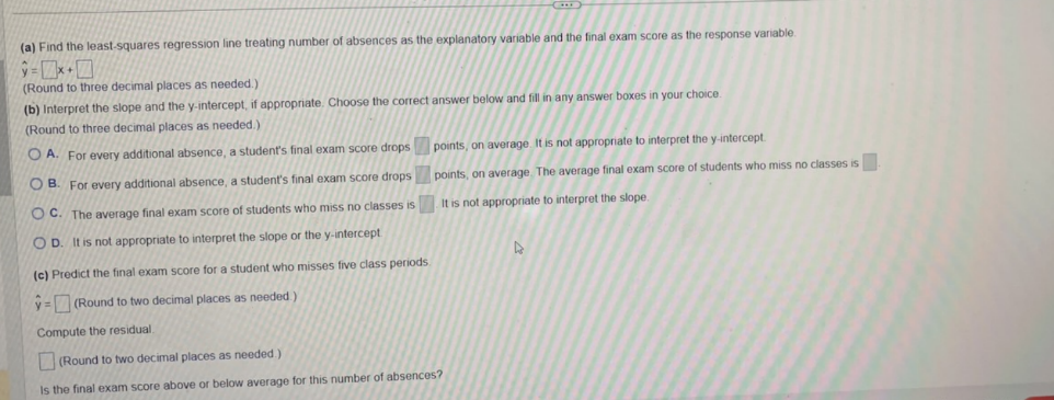 Solved through (e) below Click the icon to view the absence | Chegg.com