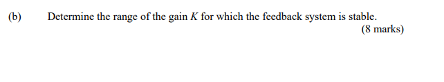 Solved Q4 For the system shown in Figure Q4,(b) Determine | Chegg.com