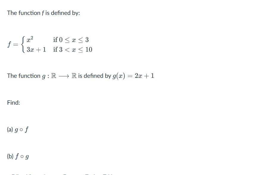 Solved The function f is defined by: x² = {300 + if 0 ≤ x ≤ | Chegg.com