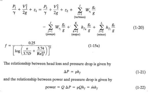 Solved Calculate the Power of the pump (in HP) needed to | Chegg.com