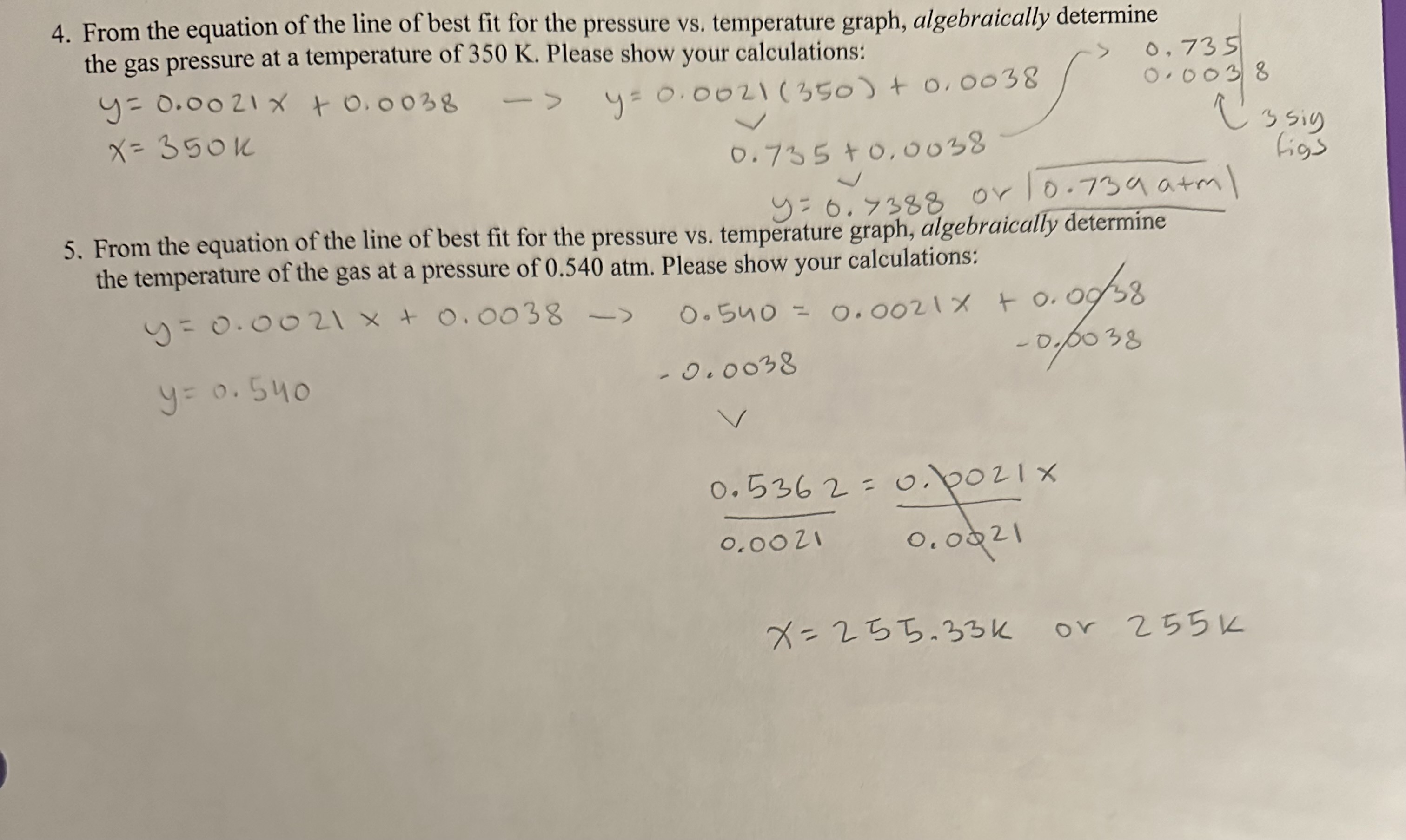 Solved Need my sigfigs checked for accuracy!! Problem: From | Chegg.com