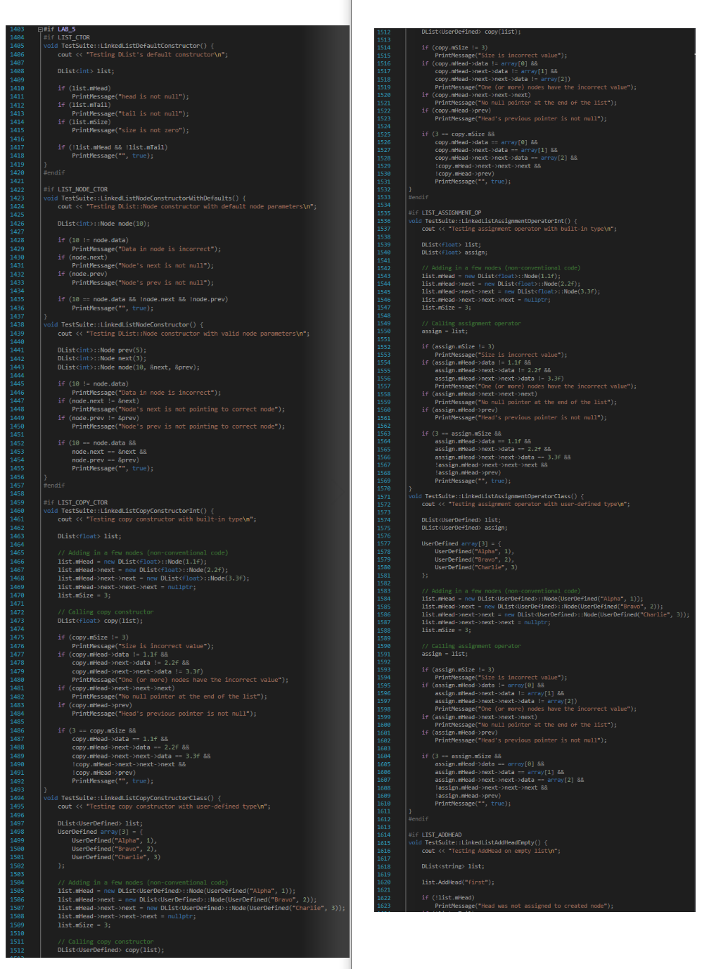 C++ Double Linked List similar to the stl List I HAVE | Chegg.com