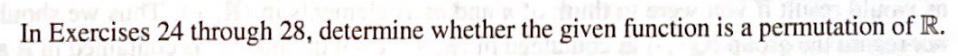 Solved (f is a permutation if it is a 1-1 onto mapping from | Chegg.com