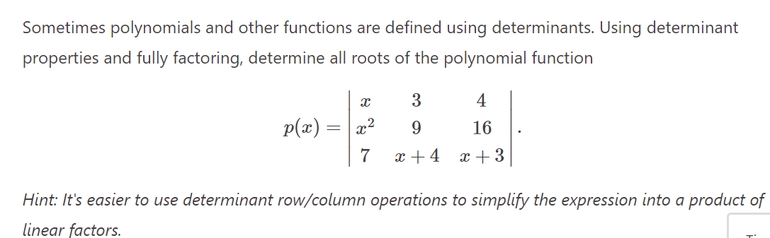 Solved Sometimes polynomials and other functions are defined | Chegg.com