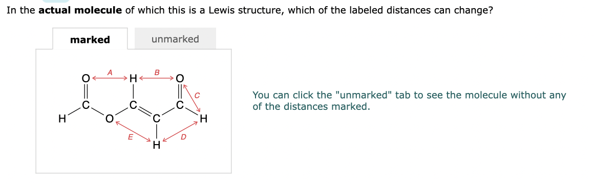 Solved You can click the "unmarked" tab to see the molecule | Chegg.com