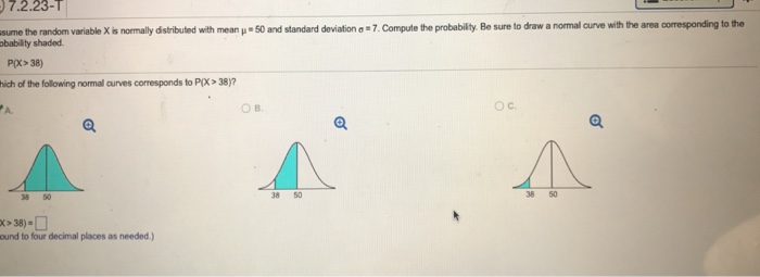 Solved Assume the random variable X is normally distributed | Chegg.com