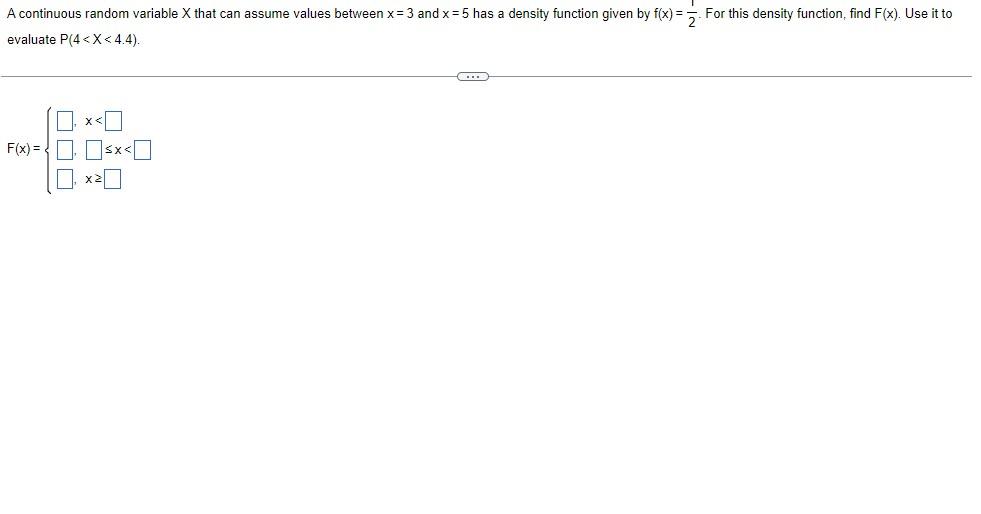 Solved A Continuous Random Variable X That Can Assume Values 2893