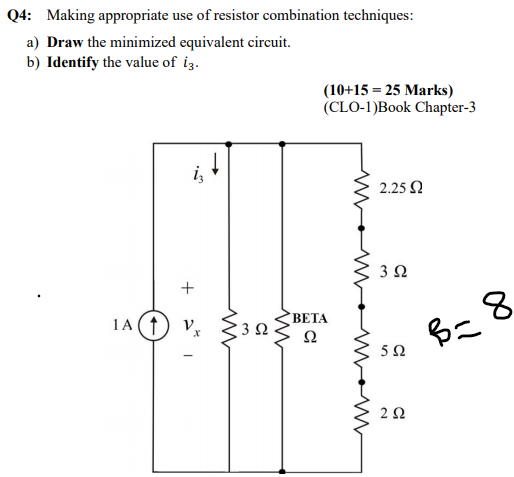 Solved Q4: Making appropriate use of resistor combination | Chegg.com