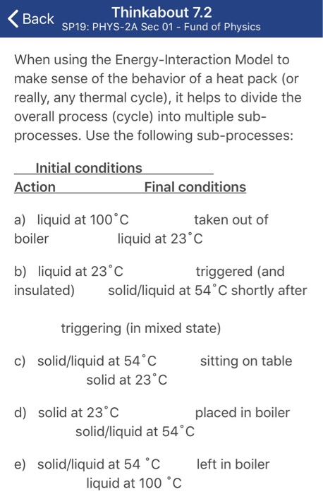 This is basically asking to make a Temp v. Energy | Chegg.com