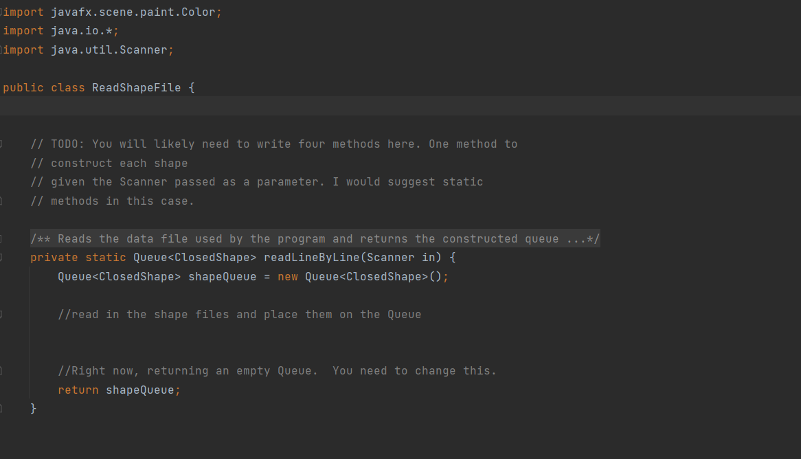 Solved 2.2 Step 1: Make a File Reader For this step, you | Chegg.com