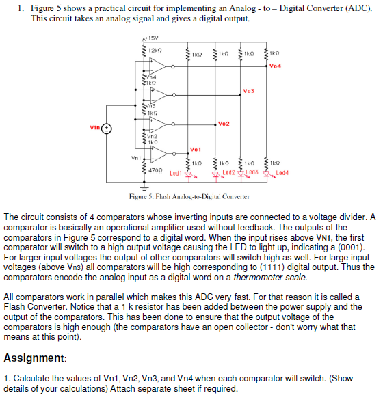 1. Figure 5 shows a practical circuit for | Chegg.com