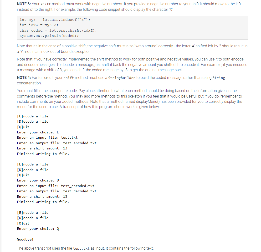 Solved You will be writing a simple Java program that | Chegg.com