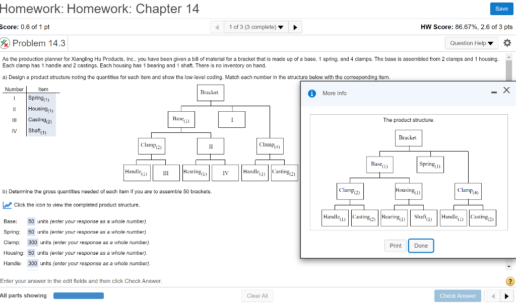 Solved Homework Homework Chapter 14 Save Score 0 6 Of 1