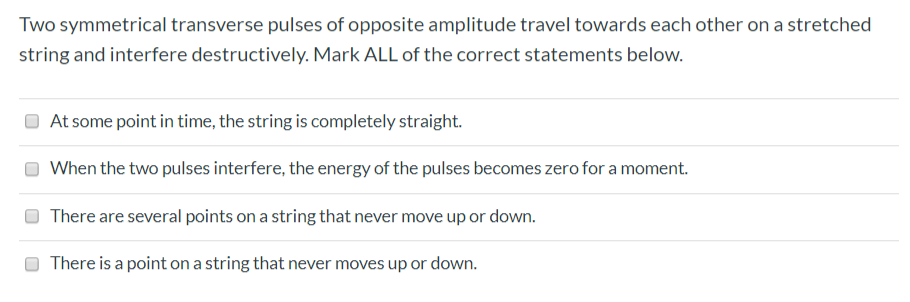 Solved Two symmetrical transverse pulses of opposite | Chegg.com