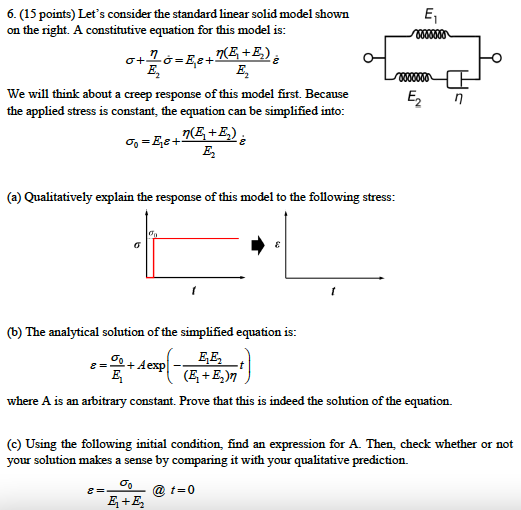 6. (15 points) Let's consider the standard linear | Chegg.com