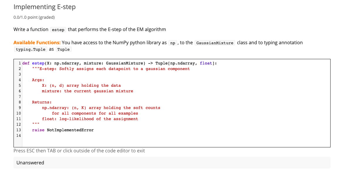 Solved 3 Expectation Maximization Algorithm Bookmark Page Recall