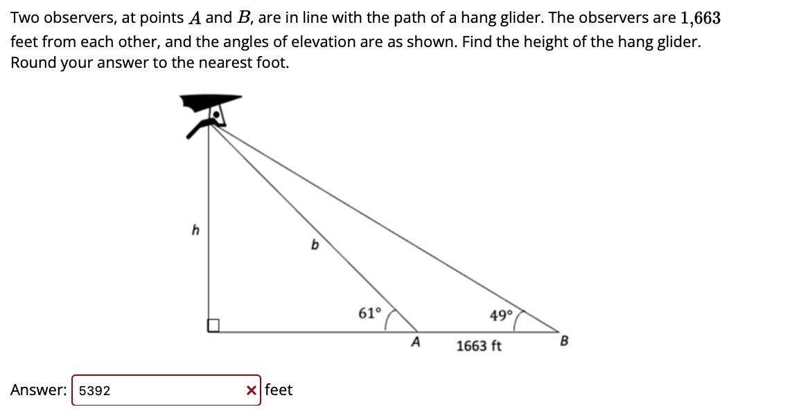 Solved Two observers, at points A and B, are in line with | Chegg.com