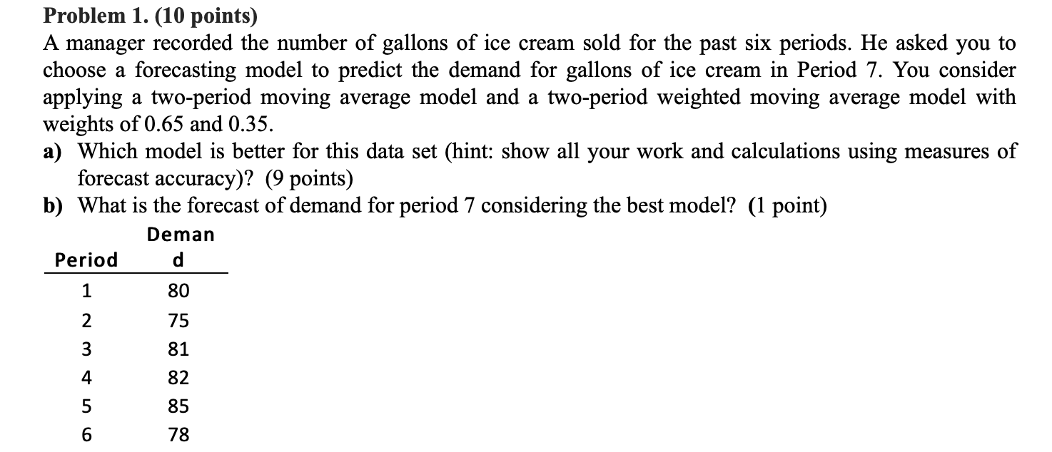 solved-problem-1-10-points-a-manager-recorded-the-number-chegg
