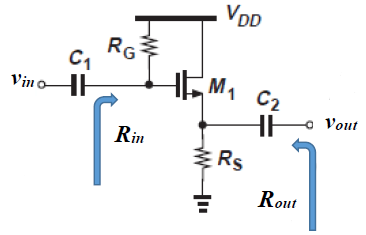 Solved In the common drain (also called source follower) | Chegg.com